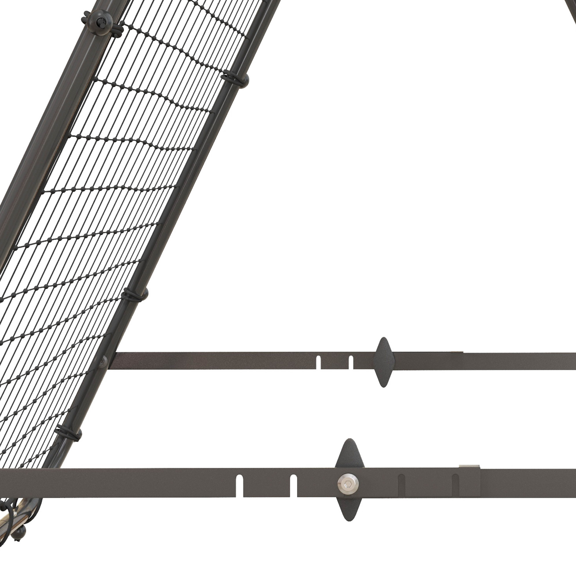 HOMCOM Double Sided Football Rebounder Net, Football Rebound Goal with ...